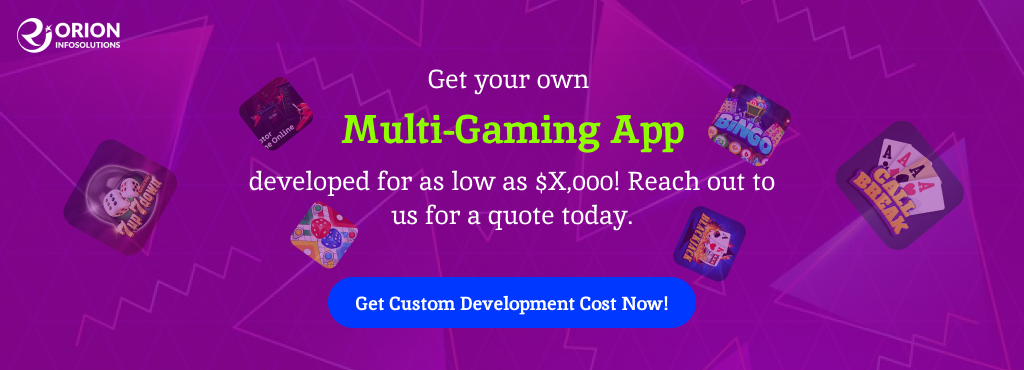 Multigaming Platform Cost App like WinZO and MPL